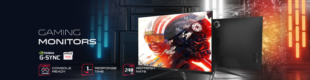 Buy Best Gaming Monitors 144Hz, 165Hz, 240Hz Upto 4K 5K-UHD Gaming Monitors – gameon.store