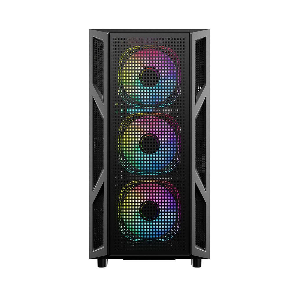 GAMEON Trident IV Series Mid Tower Gaming Case - Black – gameon.store