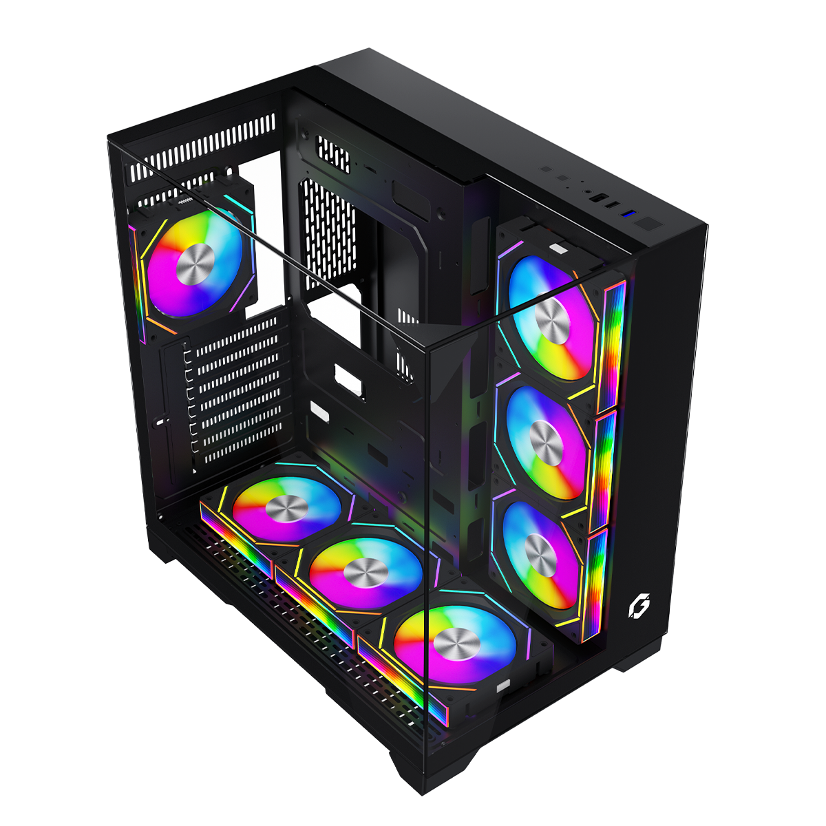 GAMEON Valkyrie I Series Mid Tower Gaming Case - Black – gameon.store