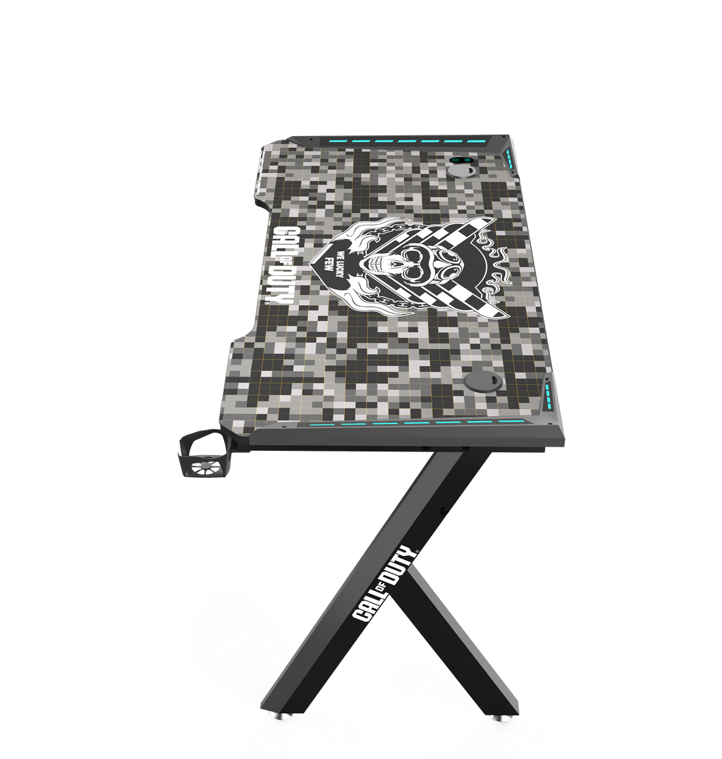 Call Of Duty (COD) Hawksbill Series RGB Flowing Light Gaming Desk With ...