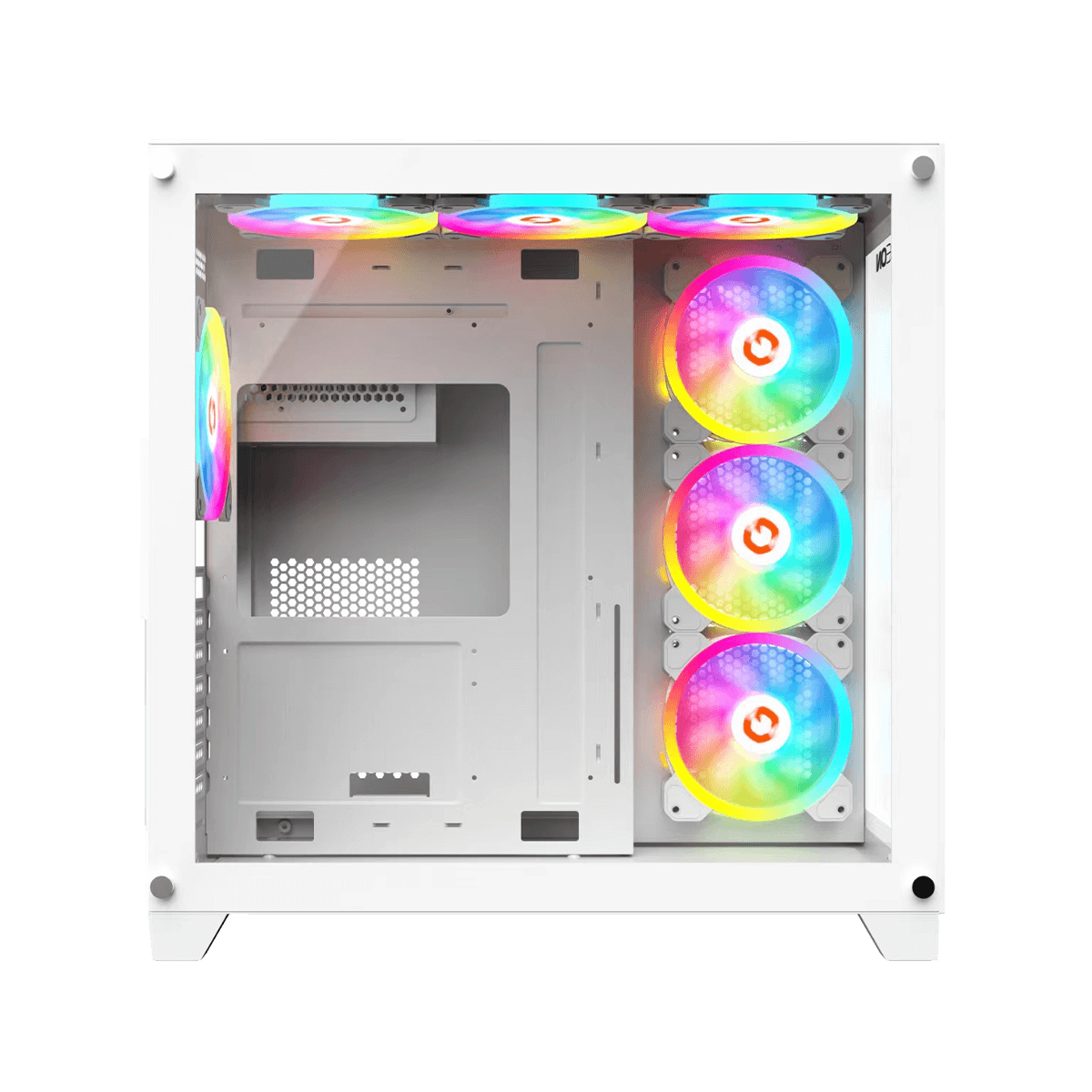 GAMEON Emperor Artic Series Mid Tower Gaming Case - White – gameon.store