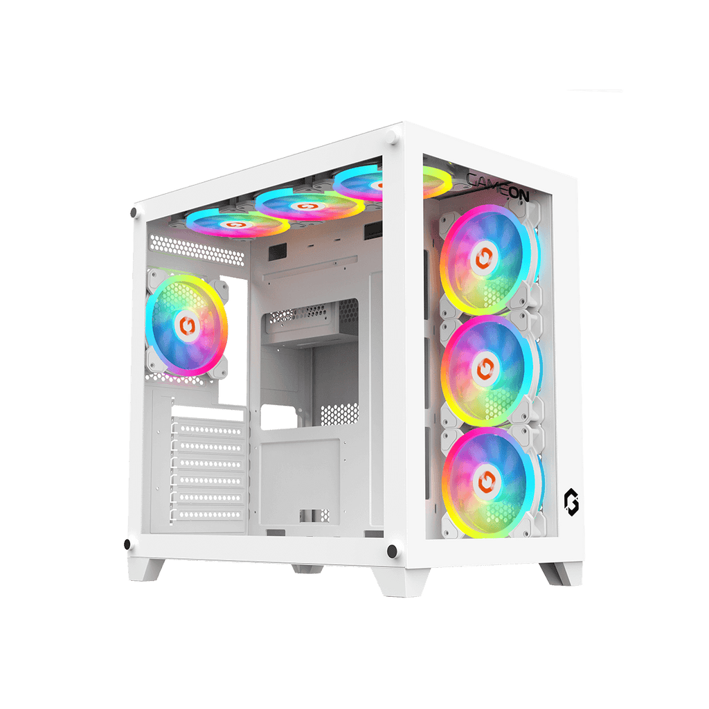 GAMEON Emperor Artic Series Mid Tower Gaming Case - White – gameon.store