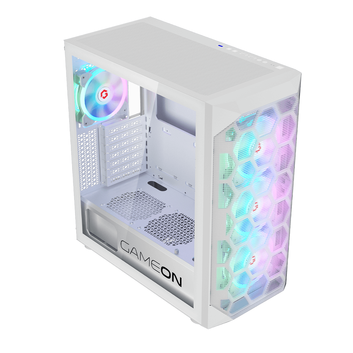 GAMEON Emperor Arctic I Series Mid Tower Gaming Case - White – gameon.store