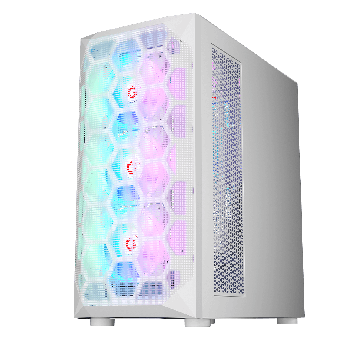 GAMEON Emperor Arctic I Series Mid Tower Gaming Case - White – gameon.store