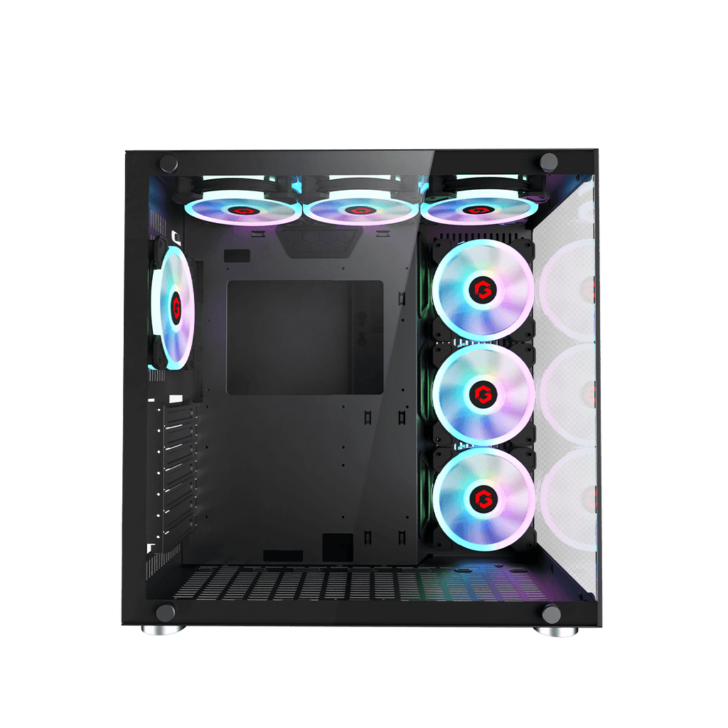 GAMEON Emperor Midnight II Series Mid Tower Gaming Case - Black ...