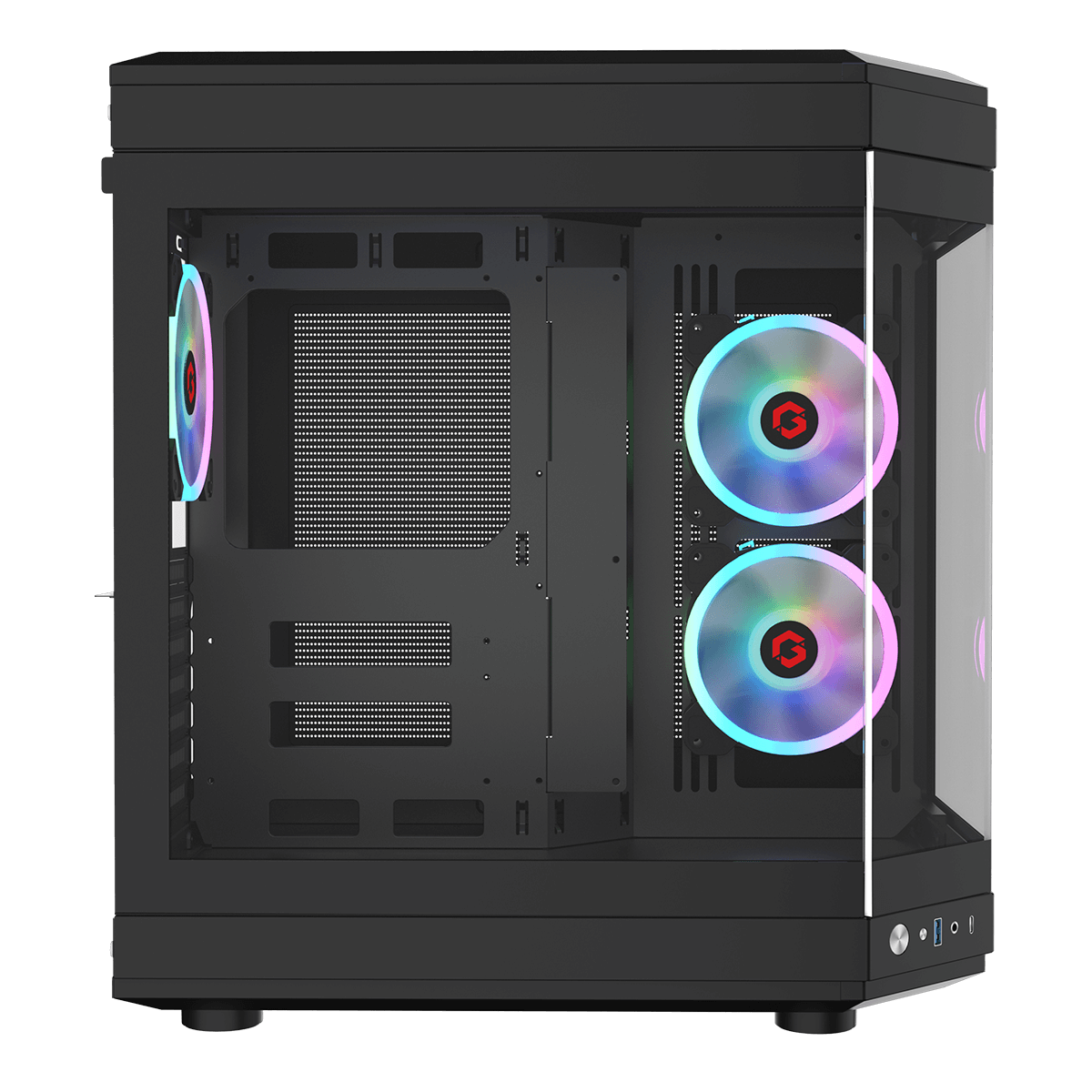 GAMEON Valkyrie Series Mid Tower Gaming Case - Black – gameon.store
