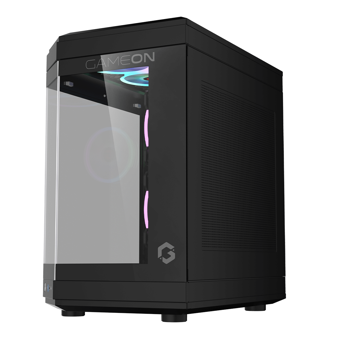 GAMEON Valkyrie Series Mid Tower Gaming Case - Black – gameon.store