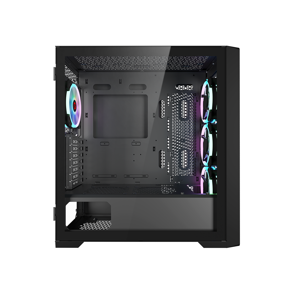 GAMEON Vortex Midnight Series Mid Tower Gaming Case - Black – gameon.store