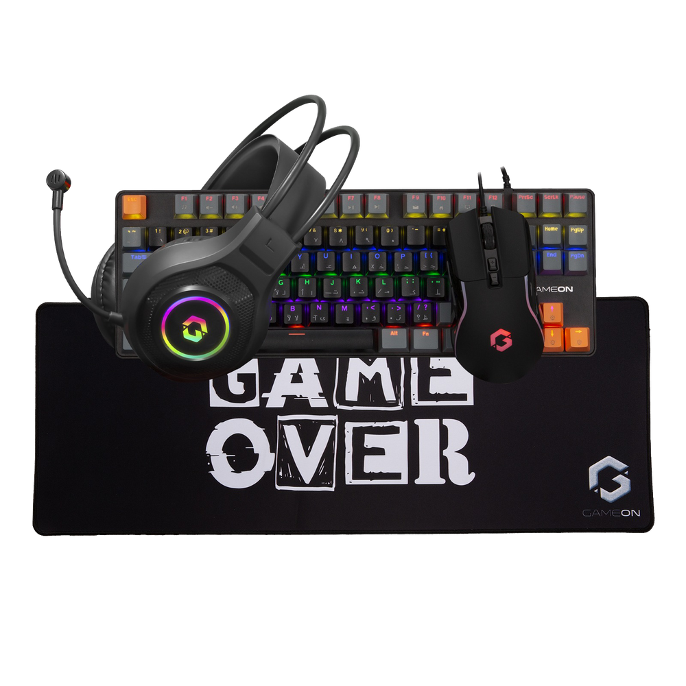 GAMEON VIPER X All-In-One Gaming Bundle (Mechanical Keyboard, Headset ...